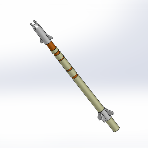 STL file 116A ROCKET MISSILE PROTOTYPE CONCEPT 🚀 ・3D printable model to ...