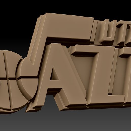 🗝️ NBA Utah Jazz keychain Badge Printable and Renderable・ 3D File for ...