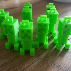 STL file Minecraft creeper key chain 🔑 ・3D printer model to download・Cults