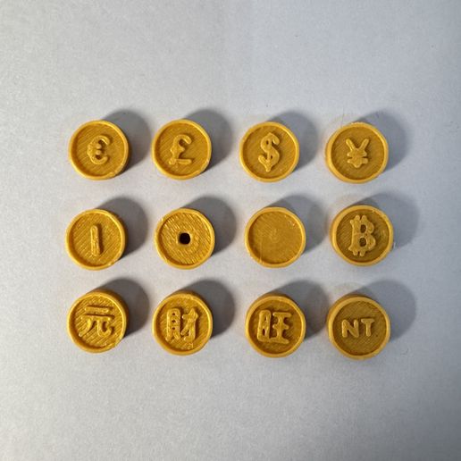 💱 Global Currency Coin Set｜Global Currency Coin Set・Free STL File for ...