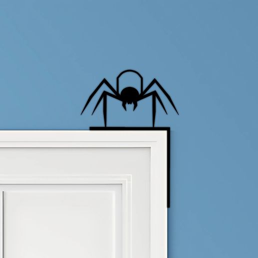 STL file Spider Door Corner Decor 🕷️ (OBJ)・3D printable model to ...