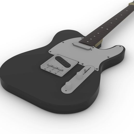 🎸 guitarra modelo telecaster・Archivo OBJ para ・Cults