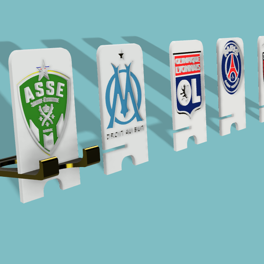 📷 Olympique de Marseille・ 3MF File for 3D printing・Cults