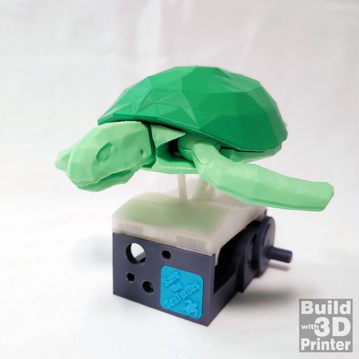 Free STL file Save the Sea Turtles (automata)・3D printable model to ...
