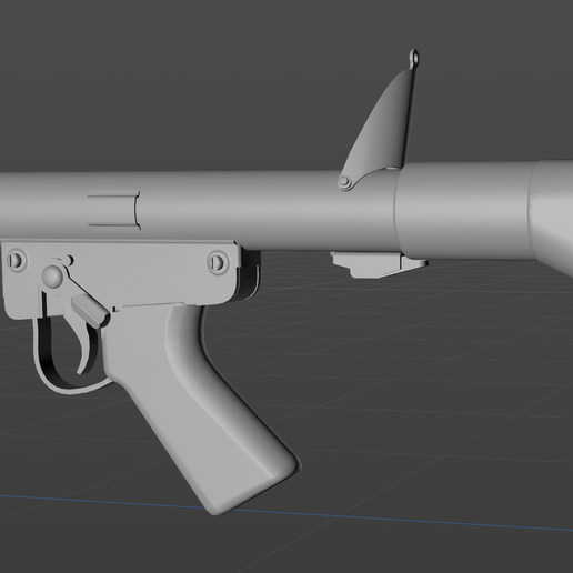 OBJ file Australian F1 submachine gun digital model 🔫 ・3D printer model ...