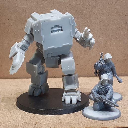 🎲 Griffon - German Prototype Mech・ 3D File for 3D printing・Cults