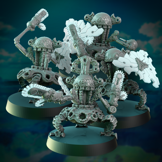 🤖 Guardian Scouts - Saws・Free STL File for 3D printing・Cults