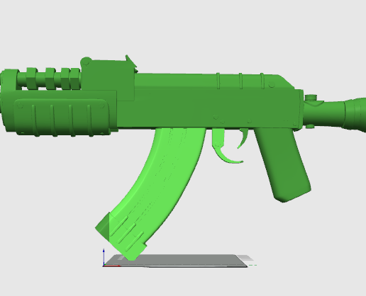 STL file Rust Assault Rifle AK Prop Replica 🎲 ・3D print design to ...
