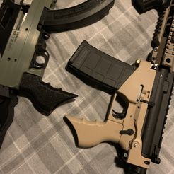 3D printed AR-15 Grip debranded AWCY • made with Creality 3D・Cults