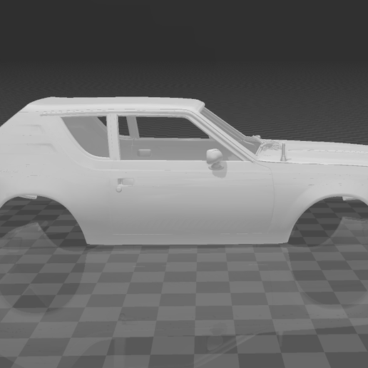 🐚 American Motors Gremlin X 1973 Shell Body – Divided Parts for Easy ...