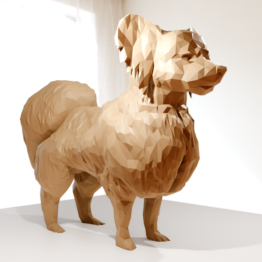 Archivo STL papillon low poly stl 🐕 ・Design para impresora 3D para ...