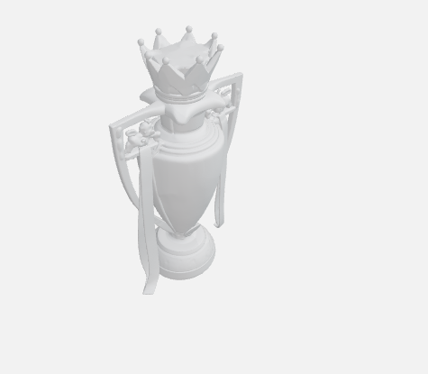 🏆 Premier League Trophy・ OBJ File for 3D printing・Cults