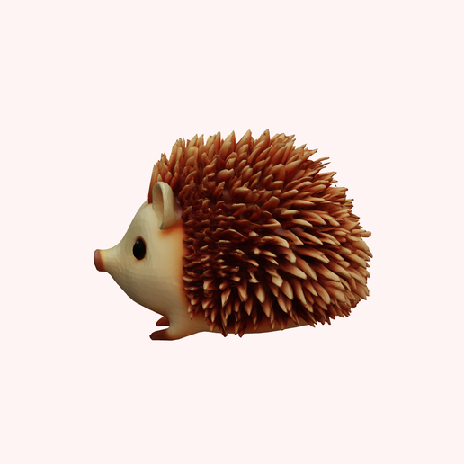 🦔 hedgehog figure・ STL File for 3D printing・Cults