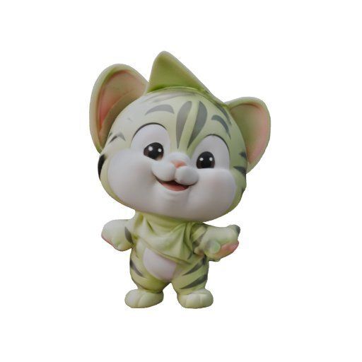 STL file Playful Green Tiger Cub 🐅 ・Model to download and 3D print・Cults