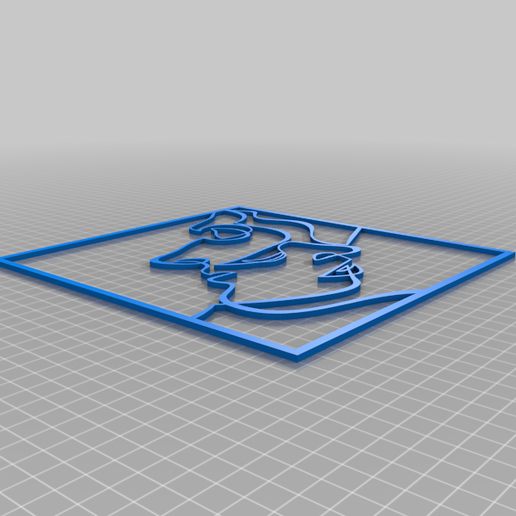 🖼️ Face Line・Free STL File for 3D printing and CNC machining - Laser ...