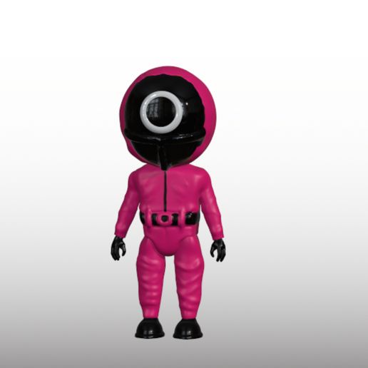 STL file Squid game guard 🦑 ・3D printer model to download・Cults