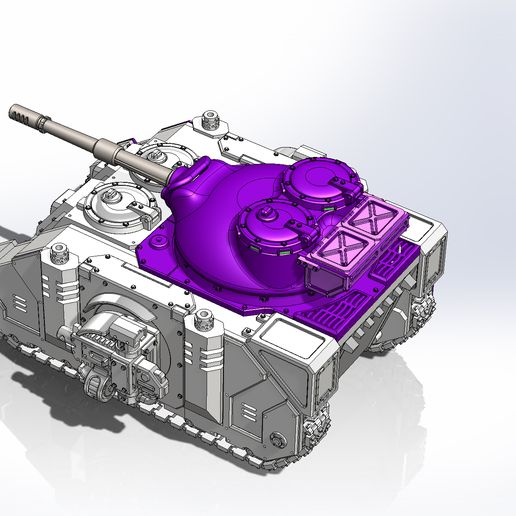 🦏 UPGRADE PARTS FOR PREDATOR TURRET HORUS HERESY・ STL File for ・Cults