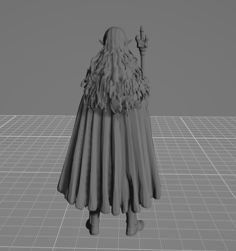 🧝 DND High Elf Cleric Female・ STL File for 3D printing・Cults