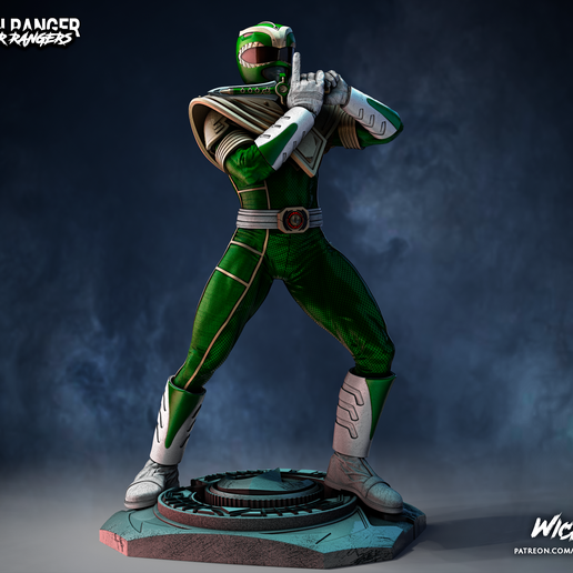 🎬 Wicked Movies Power Ranger Green Sculpture: Tested and ready for 3d ...