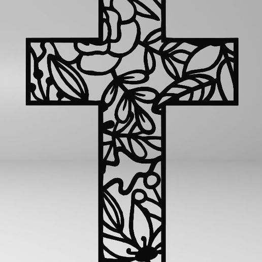 free coloring pages of decorative crosses