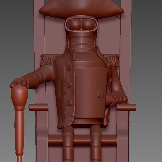 3D file Bender Napoleon 🤖 ・Model to download and 3D print・Cults