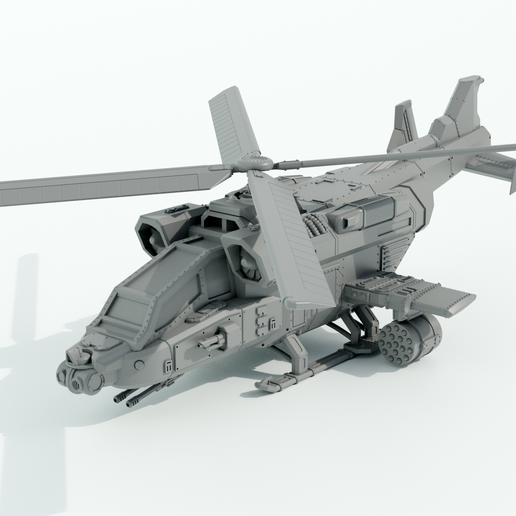 💂 Stryga-Pattern Gunship・ 3D File for ・Cults