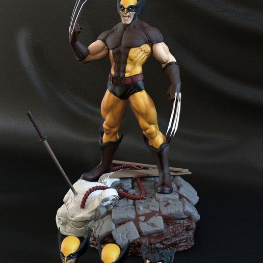 👽 Wolverin・ 3D File for 3D printing・Cults