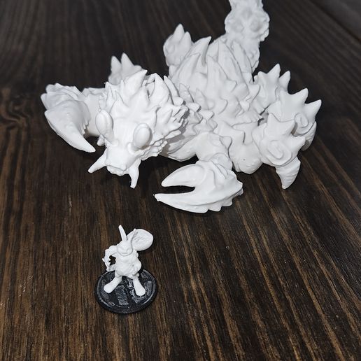 🦀 CRAB DRAGON・Free 3MF File for 3D printing・Cults