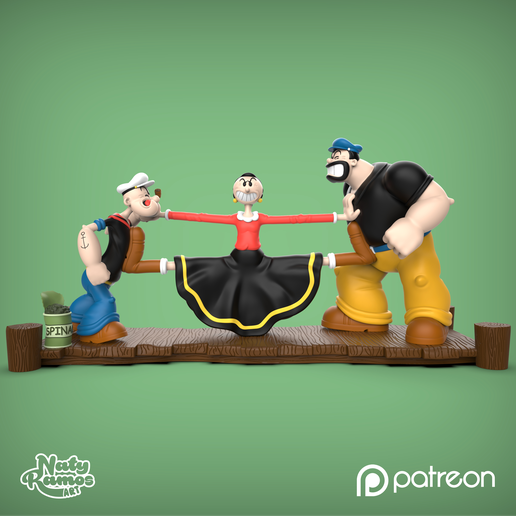 popeye 3d backgrounds
