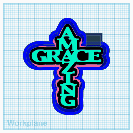 👾 Amazing Grace・ STL File for ・Cults