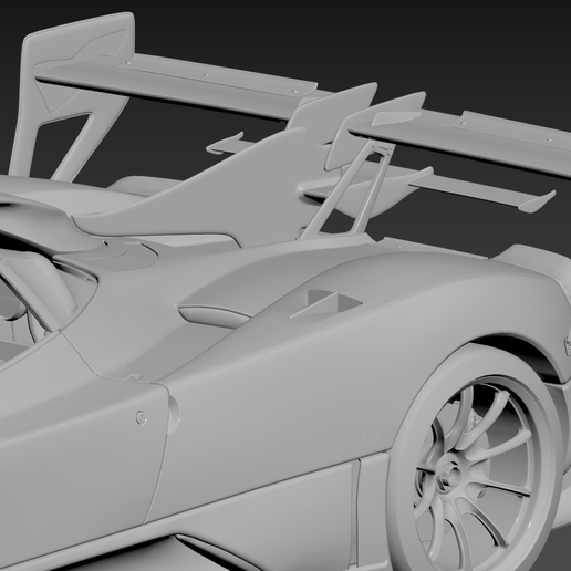 🚗 Pagani Zonda OLIVER・ OBJ File for 3D printing・Cults