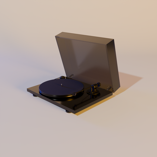 3D file Vinyl record player ⏺️ ・Template to download and 3D print・Cults