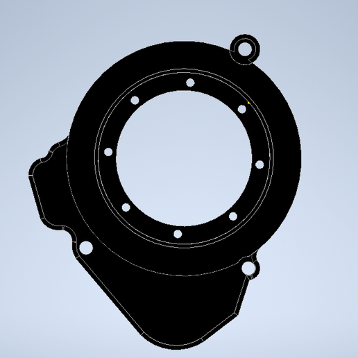 🛞 ignition cover derbi euro2 (flywheel cover)・ STL File for 3D printing ...