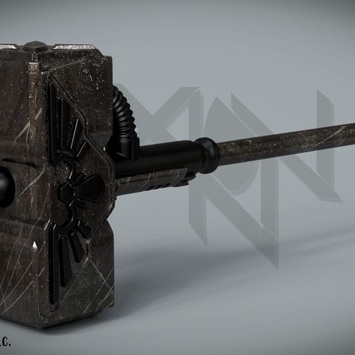 🌩️ Thunder Hammer STL File・ 3D File for 3D printing・Cults