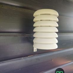 🛡️ Radiation / Weather shield for Netatmo outdoor sensor・3D Print・Cults