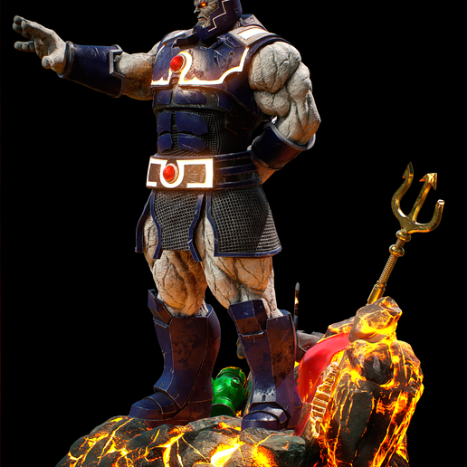 🦸‍♂️ Darkseid Fallen Justice - FanArt・ 3D File for 3D printing・Cults