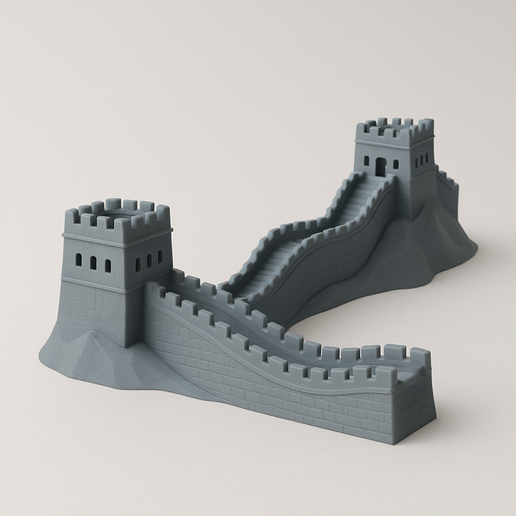 🇨🇳 Great Wall of China – 3D Printable Landmark Model・ STL File for 3D ...