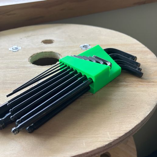 🔧 Allen Wrench Holder (inch)・Free STL File for 3D printing・Cults