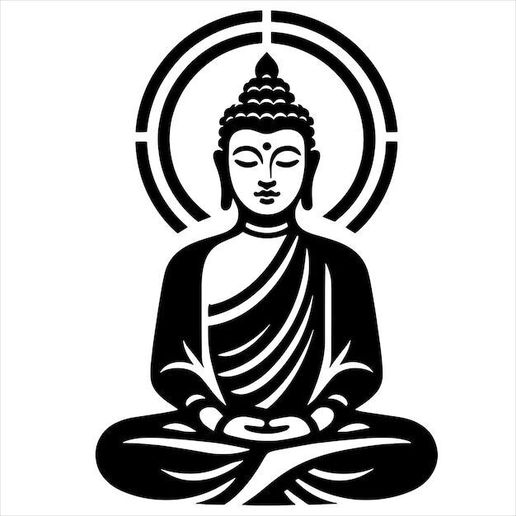 🪞 Buddha・Free STL File for 3D printing・Cults