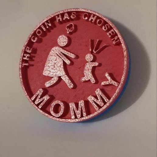 🪙 Diaper Duty Decider Coin・3D Print・Cults