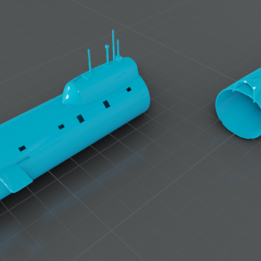 👽 Project 971 Shchuka-B class submarine Model・ STL File for 3D printing ...