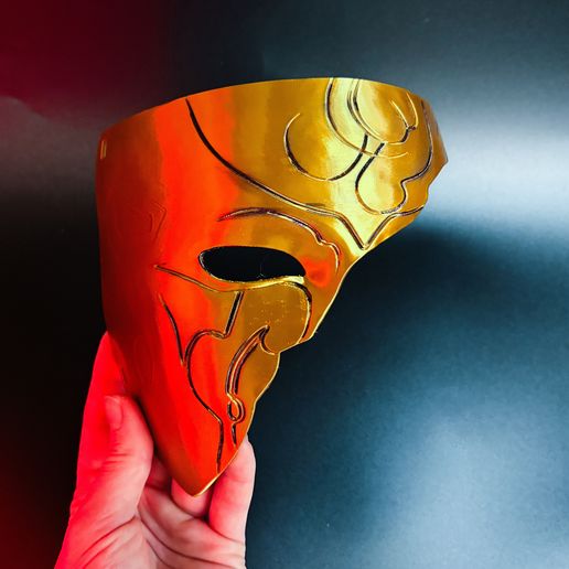 🎮 Katarina's Mask - League of Legends Noxus・ 3D File for 3D printing・Cults