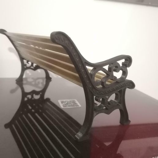 🧸 1/6 SCALE PARK BENCH 2 - BARBIE SIZED -Print in place and push-fit ...