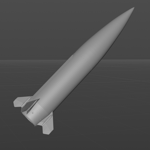 🗺️ American MGM-168A surface-to-surface missile 3D model material・ STL ...
