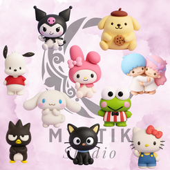 Sanrio・11 3D Models & STL Files to Download・Cults