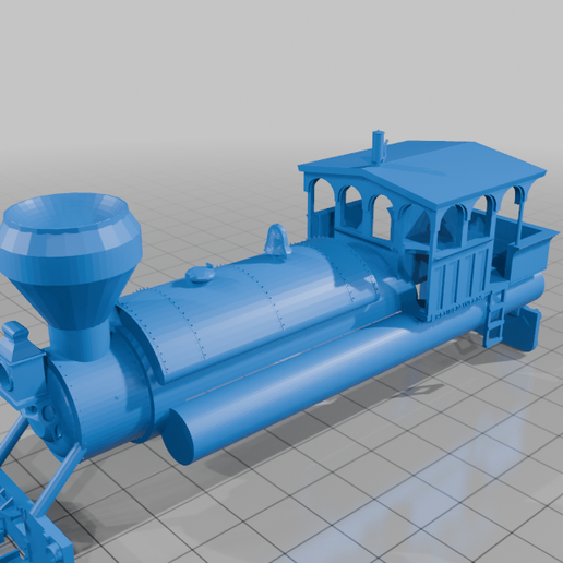 🎲 Reuben Wells (0-8-0 1886 version) (HO SCALE)・Free 3D File for ・Cults