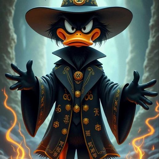 🧙 Dark Mage Duck - Arcane Sorcerer Figurine・Free STL File for 3D ...