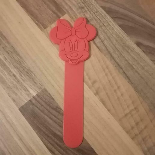🐁 Minnie Mouse bookmark・ STL File for ・Cults