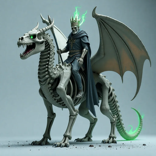 🎲 Lich #2・ STL File for 3D printing・Cults