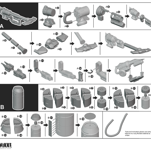 📁 Nikke Elegg:Boom&Shock BFG Vacuum STL file・ STL File for 3D printing ...